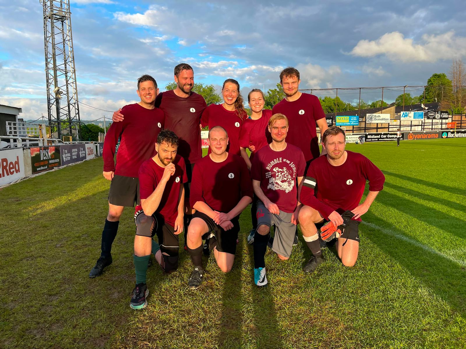 Footy final at Bath City FC eludes the Rocketmakers Crew